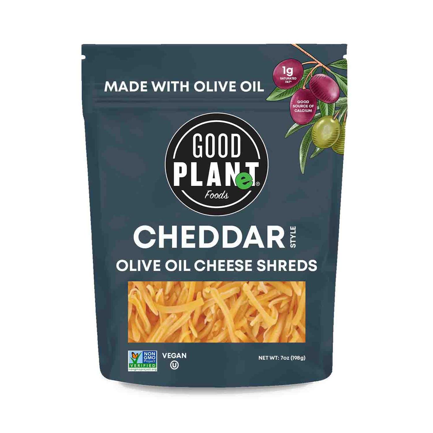 Plant-Based Cheese Shreds, Cheddar, 7 Oz