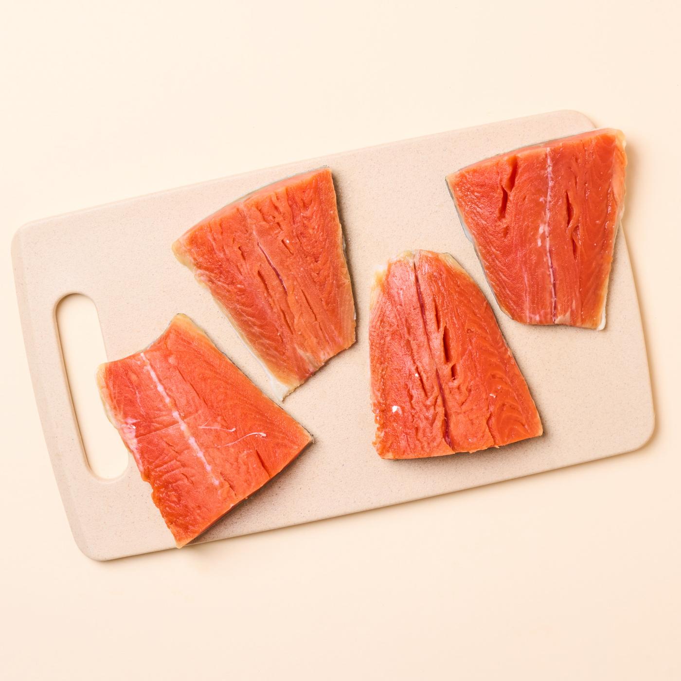 Salmon Pieces, Wild Alaskan Sockeye, 12 Oz