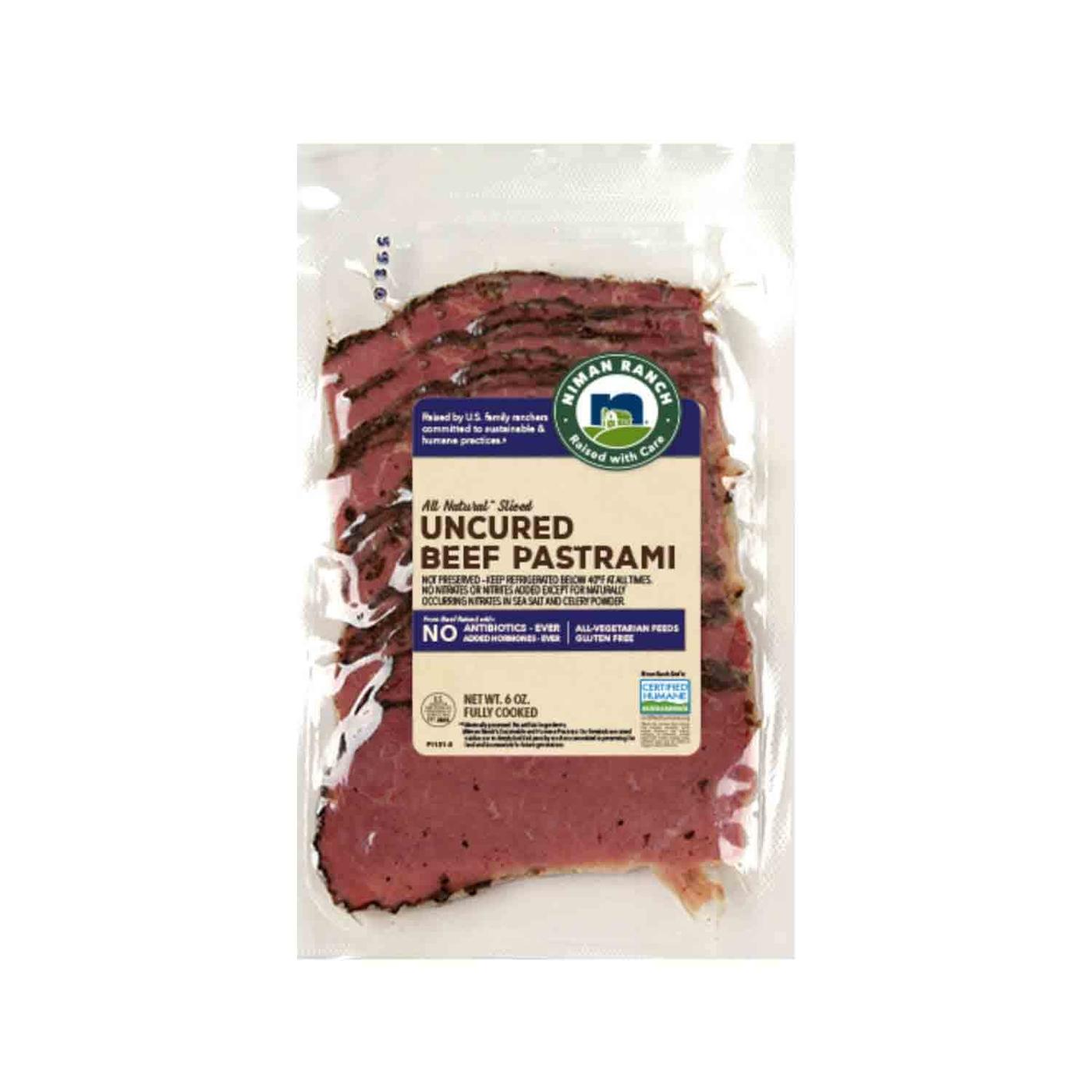 Sliced Beef Pastrami, 6 Oz