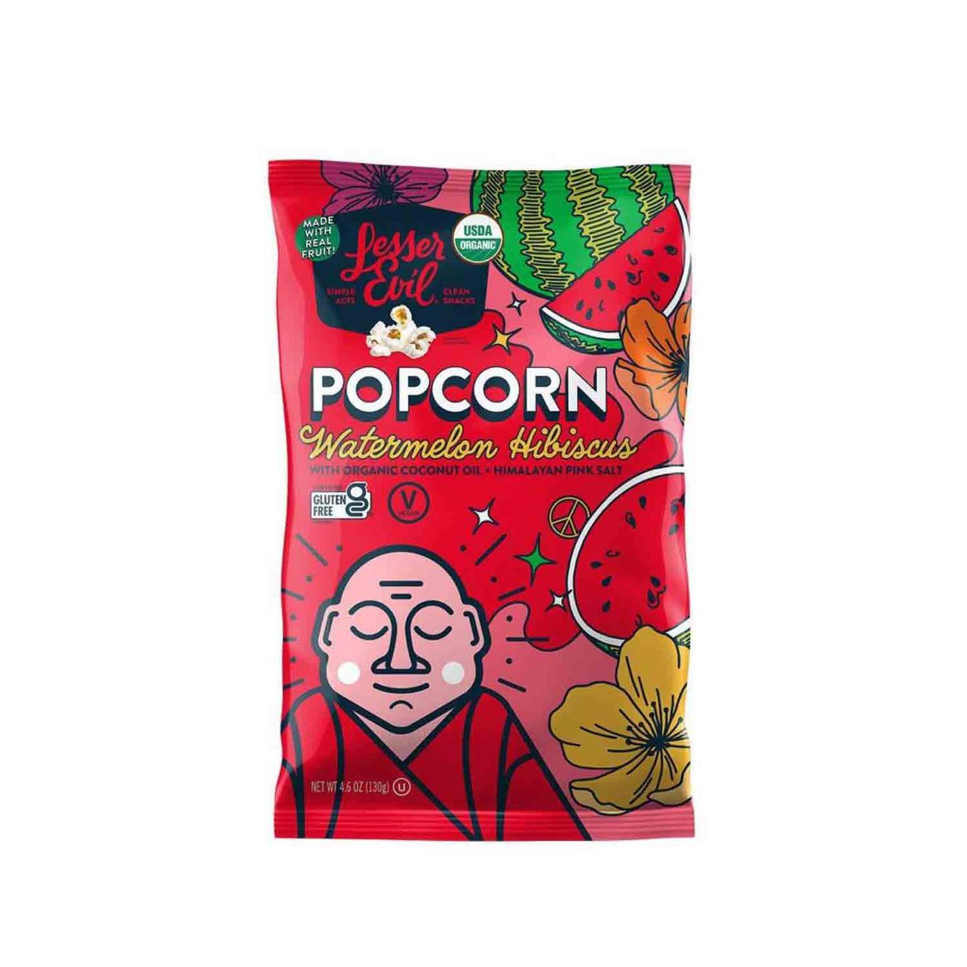Organic Popcorn, Watermelon Hibiscus, 4.6 Oz