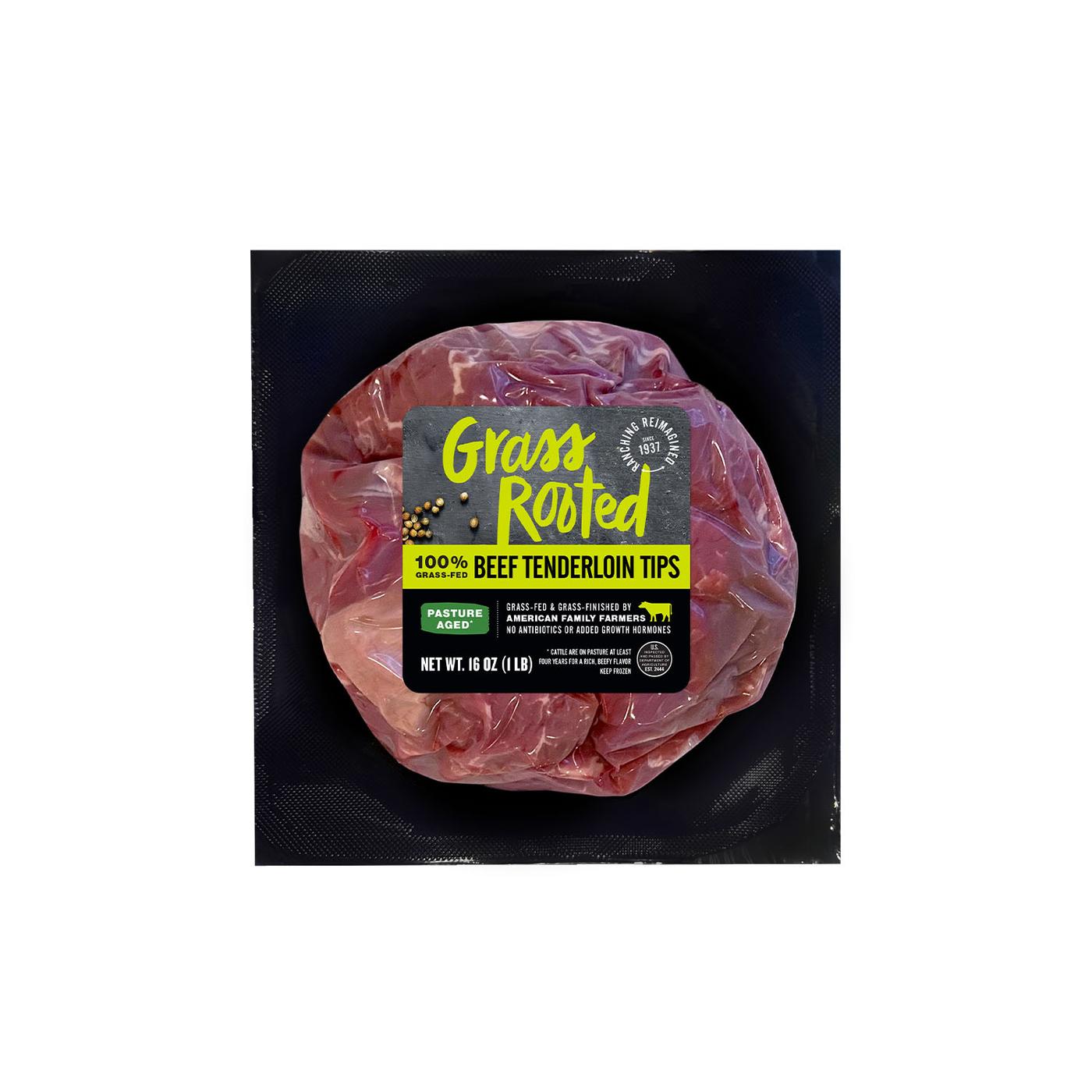 Grass-Fed Tenderloin Tips, 16 Oz