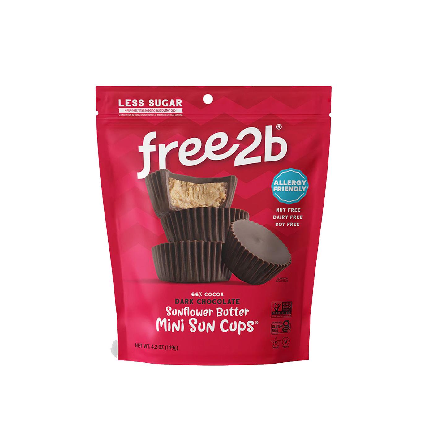 Mini Dark Chocolate Sunflower Butter Cups, 4.2 Oz