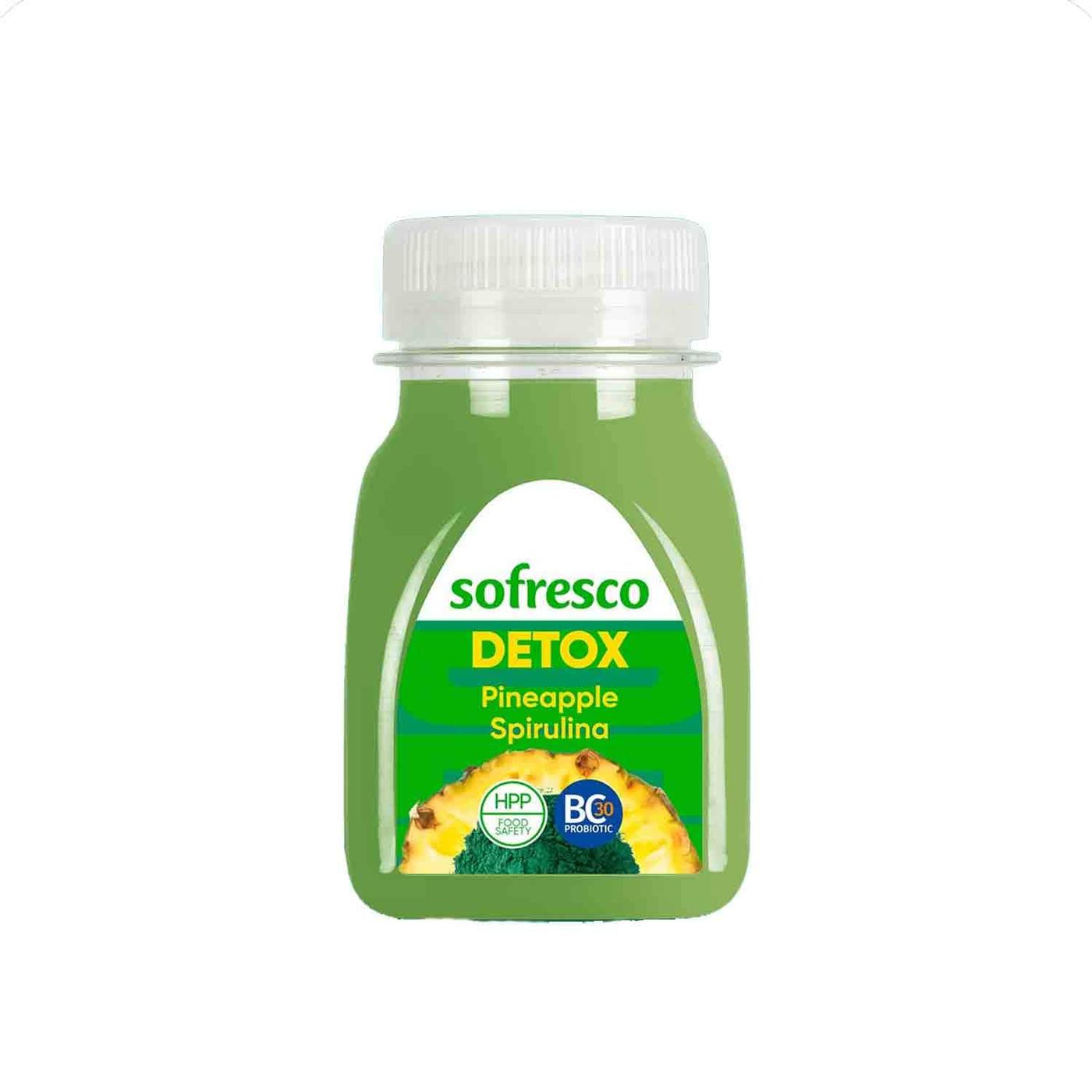 Detox Shot, Pineapple Spirulina, 3.7 Fl Oz