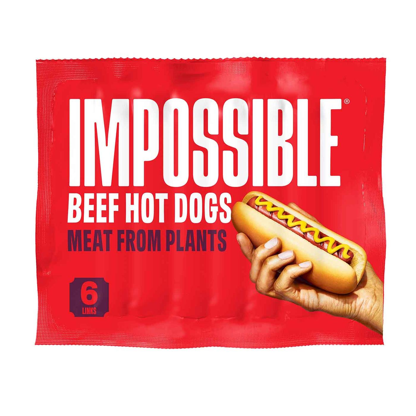 Plant-Based Beef Hot Dogs, 10 Oz