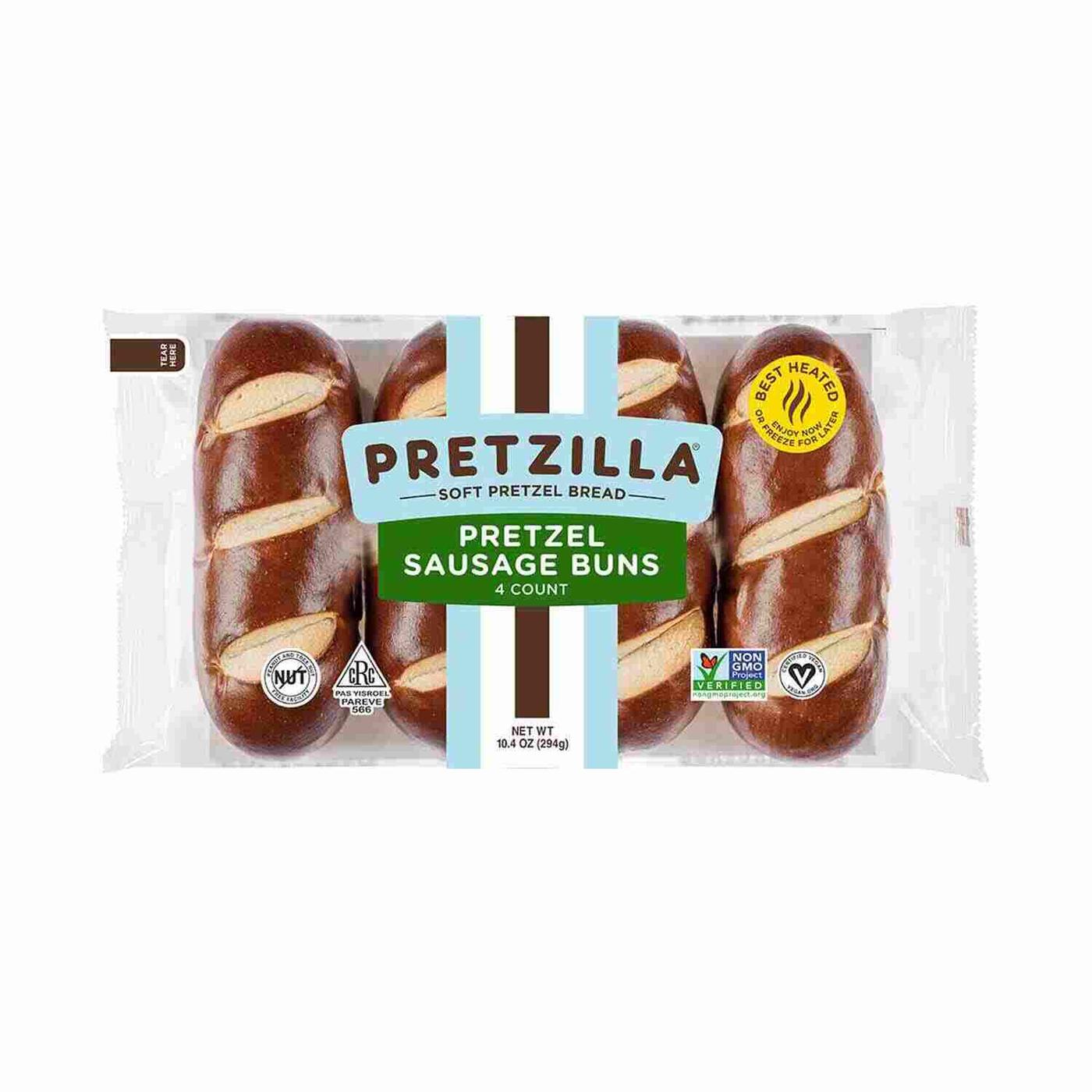 Pretzel Sausage Buns, 10.4 Oz (4 Ct)