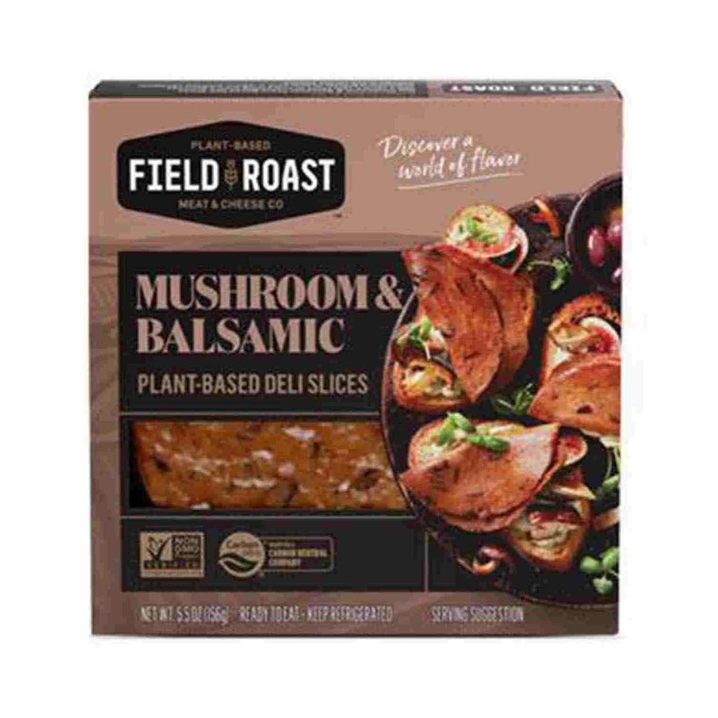 Plant-Based Deli Slices, Mushroom & Balsamic, 5.5 Oz